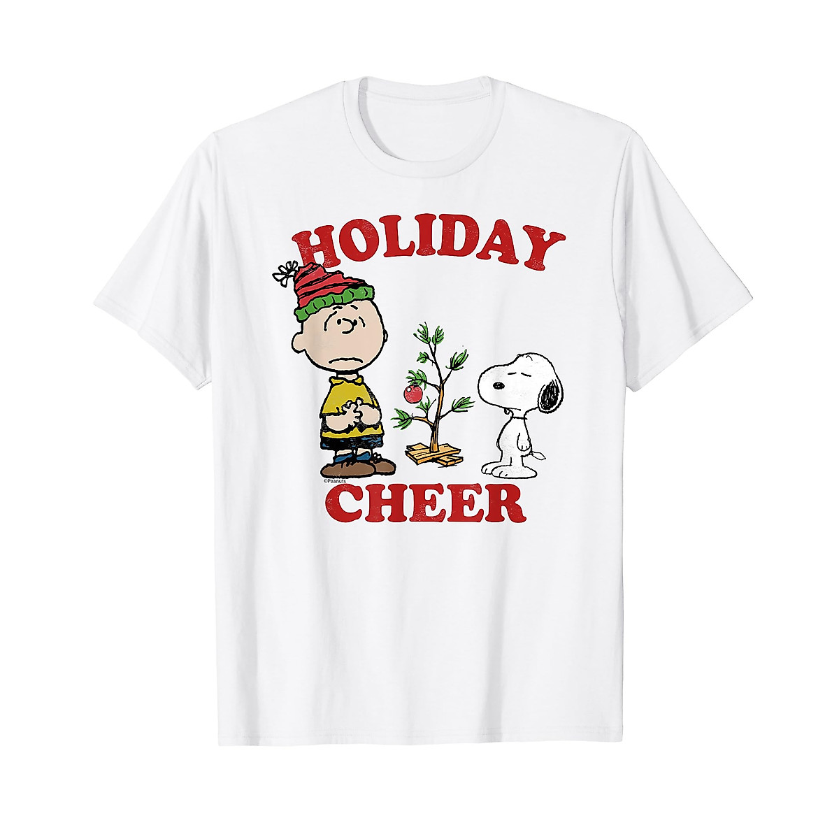 Peanuts Snoopy and Charlie Holiday Cheer T-Shirt