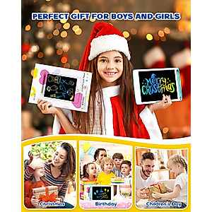 bravokids 8.5 Inch LCD Writing Tablet Board, Colorful Doodle Board Drawing Pad, Educational Learning Travel Toys for Age 3 4 5 6 7 8 Years Old Girls and Boys, Green