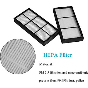 MZY LLC 12 Pack Hepa Filter Filters Replacement For irobot Roomba 800 900 series 860 870 871 880 960 980 Robotic Vacuum Parts