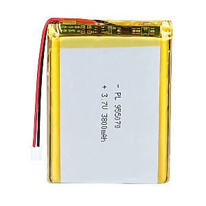AKZYTUE 3.7V 3800mAh 955070 Lipo battery Rechargeable Lithium Polymer ion Battery Pack with PH2.0mm JST Connector