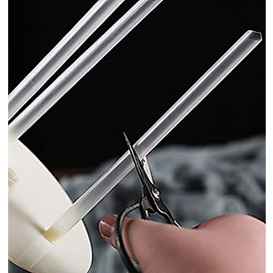 Cake Tier Stacking kit, 4 Pcs White Reusable Separator Plates for 4, 6, 8, 10, Inch Tiered Cakes and 12 Cake Stacking Dowels Rods for Tiered Stacked Cakes Decorating…