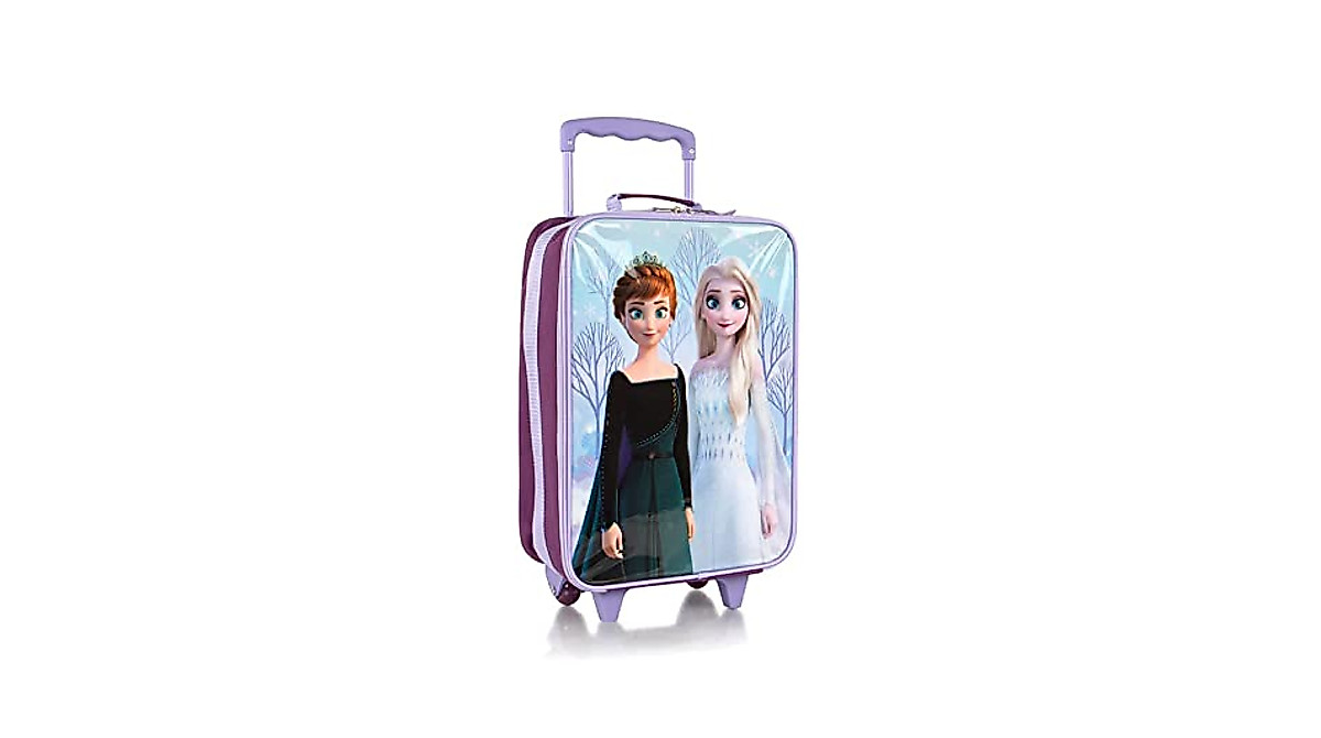 Disney Elsa 17" Kids Rolling Luggage for Easy Travel