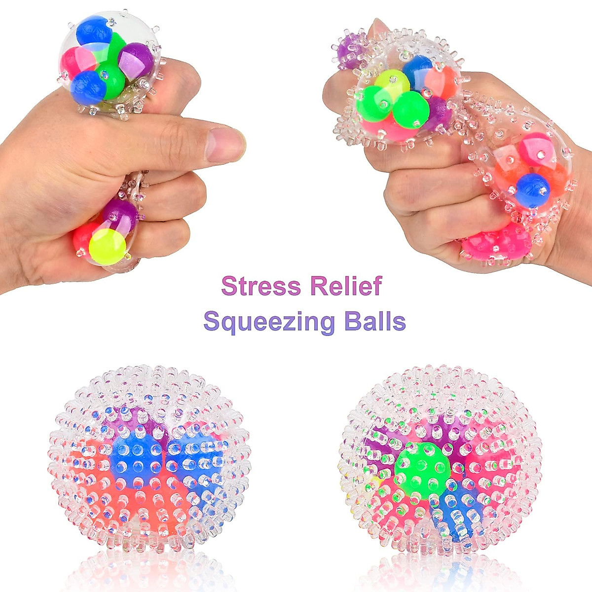 Butter Slime Kit 19 Pack, with 2 Pack Stress Relief Balls, Scented Fruit Mini Slime for Kids Party Favor, Unicorn Crunchy Slime Toys for Girls Boys, Super Soft and Non-Sticky