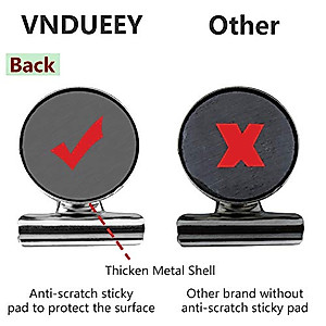 50Pack Fridge Magnets Refrigerator Magnets Magnetic Clips with Black Flannelette for Scratch Safe - Perfect Office Magnets,Photo Magnets