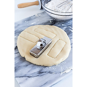 Fox Run Shortbread Cookie Cutter, 3-Inch, Stainless Steel