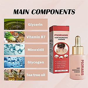 CPO Fᴏlliᴄle Nᴏᴜrishing Hairgrᴏᴡth Serᴜm, Hair Revival Serum,Hair Loss & Hair Thinning Serum for Hair Loss and Dry Damaged,Hair Regrowth Essence for Women Men-30ml (2PCS)