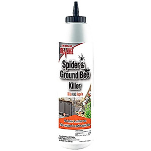 Revenge Spider & Ground Bee Killer for Indoors and Outdoors, 10 oz Ready-to-Use Dust Treatment Repels Ants, Bees, Roaches, Spiders and More