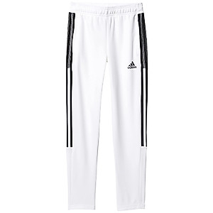 adidas girls Tiro Track Pants GCU White/Black Small