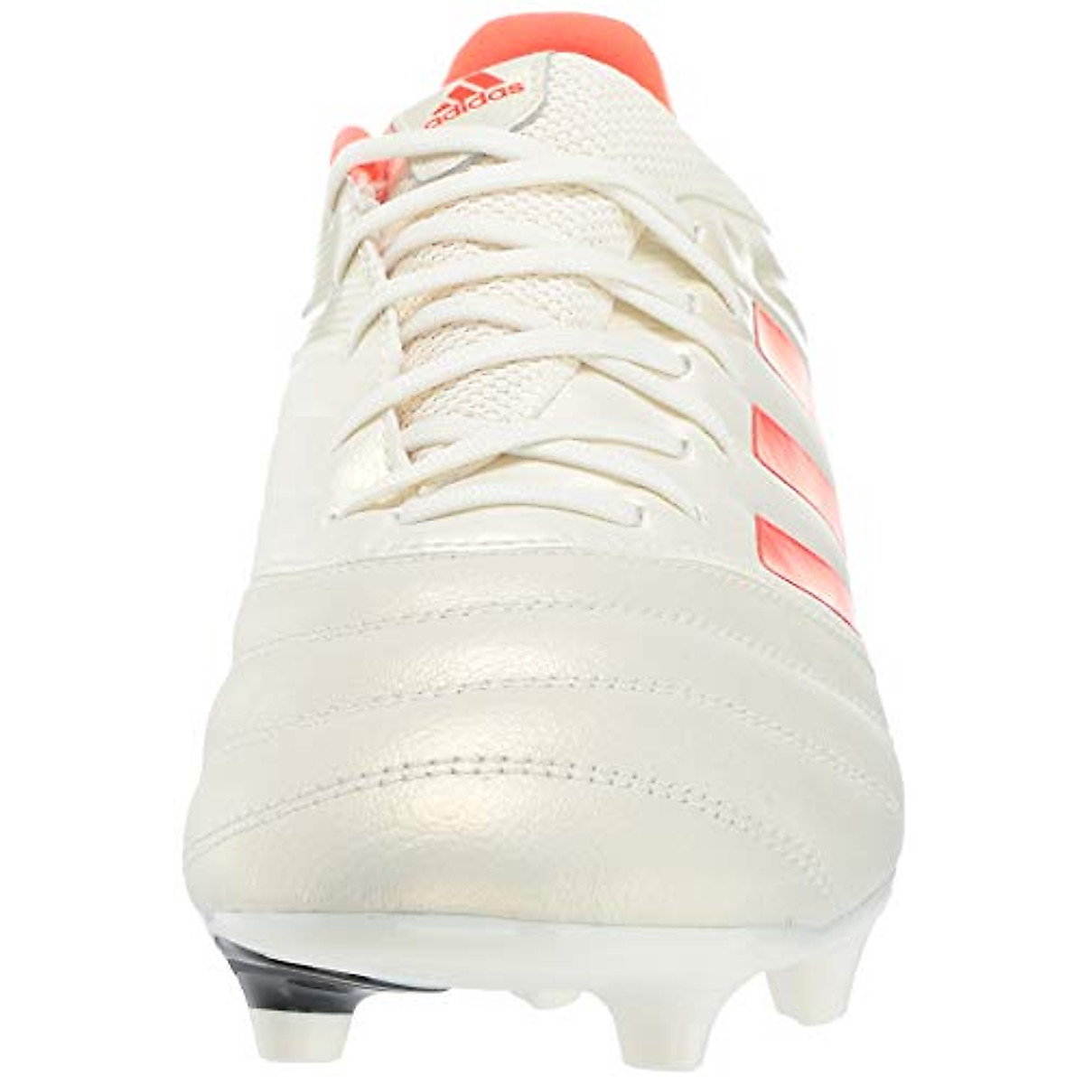 adidas Men's Copa 19.3 Firm Ground, Off White/Solar red/Black, 7 M US