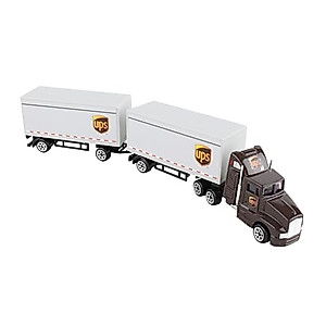 Daron UPS Die Cast Tractor with 2 Trailers