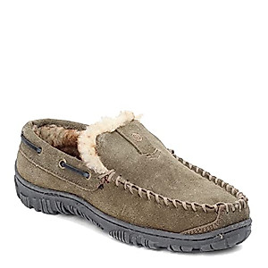 Clarks Men's, Venetian Moccasin Slipper SAGE GREEN 10 W