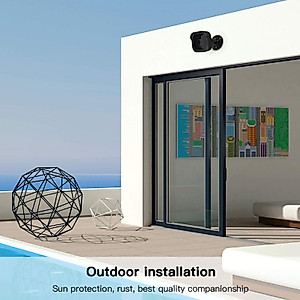 Blink Outdoor Camera Mount, Weatherproof Protective Cover and 360 Degree Adjustable Wall Mount with Blink Sync Module 2 Outlet Mount for All-New Blink Outdoor Security Camera System