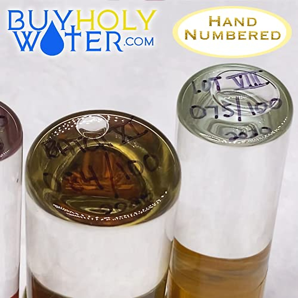 Holy Water 10ml Vial ✞ The ONLY Authentic Certified Holy Water ✞ Blessed Pope Francis Direct from Vatican City ✞ Baptism, Wedding, Exorcisms, Christen, Evil Spirits, Prayer Wax Sealed Hanging Cross