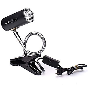 CALPALMY 25W Reptile UVA/UVB Lamp - with Lengthened Adjustable Feature | Adjustable Stand - for Bird Lizard Turtle Snake Aquarium Habitat Heat Lamps & Light Bulbs - 2-Pack