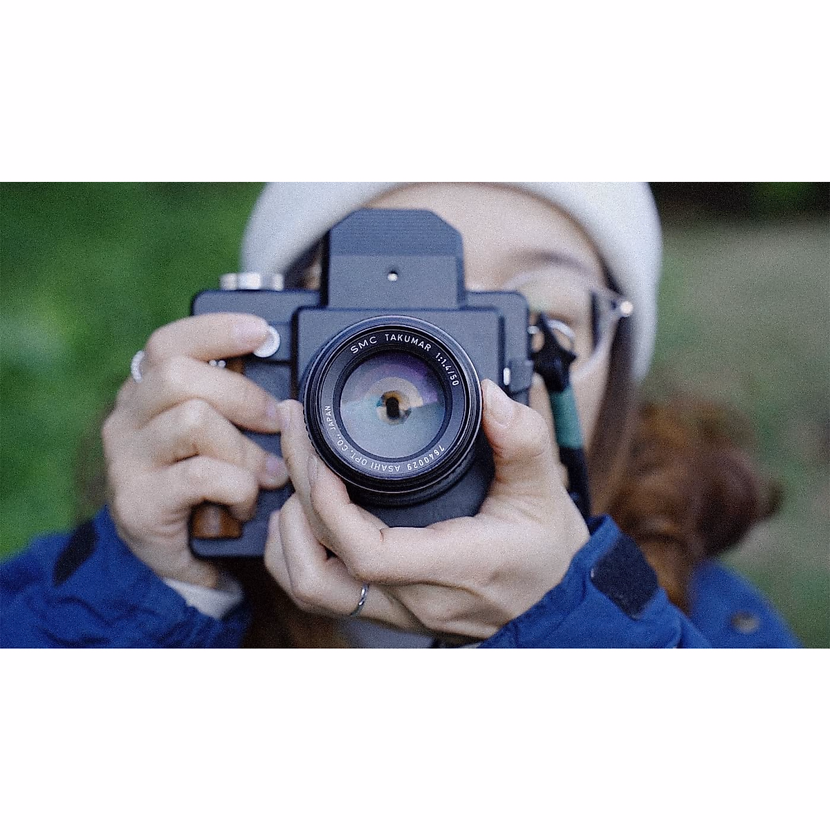 NONS SL660 Instant Camera - Interchangeable Lens EF Mount SLR Analogue Instant Camera (Contax-Yashica/CY-EF Adapter)