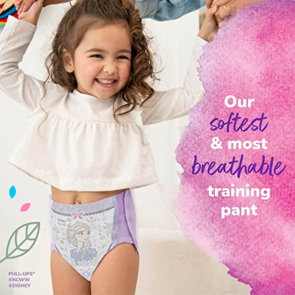 Pull-Ups New Leaf Girls' Disney Frozen Potty Training Pants, 4T-5T (38-50 lbs), 60 Ct