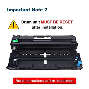 Cool Toner Compatible DR820 DR-820 Drum Unit Replacement for Brother DR820 DR-820 DR 820 Work with HL-L6200DW MFC-L5900DW MFC-L5850DW MFC-L6900CDW MFC-L6700DW HLL6200DW Printer (Black, 1-Pack)