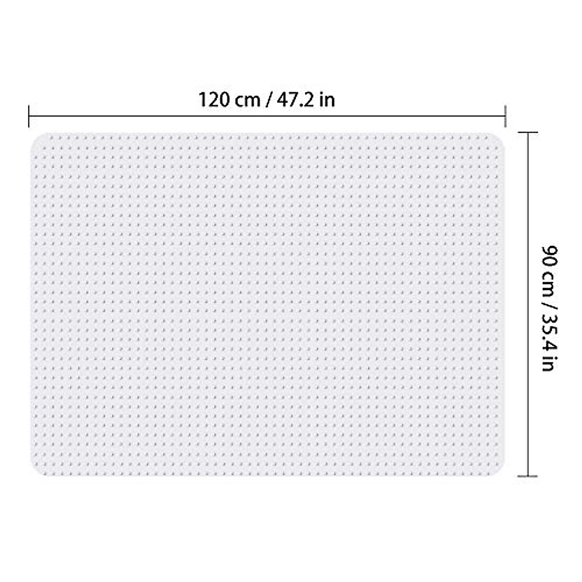 HST Office Chair Mats for Carpeted Floors,Desk Chair Mat,for Low Pile Carpets,Protects Floors,36" x 48" for Computer Desk