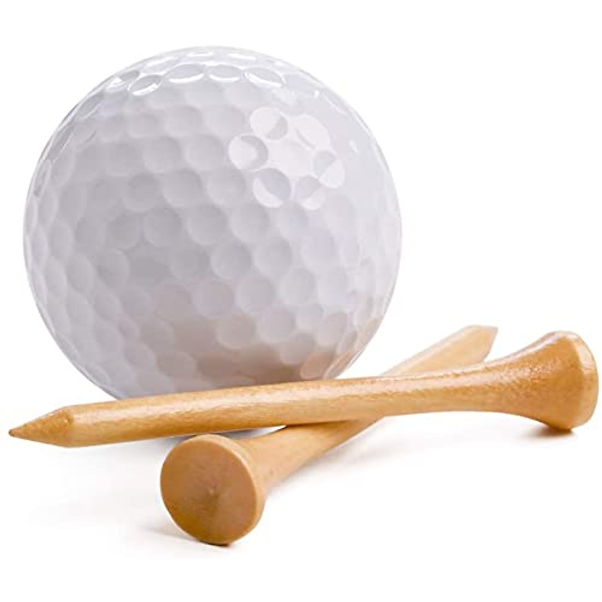 WHAMZ33 W Professional Wooden Golf Tees 2 3/4 inch Tee Pack of 100 Golf Tee