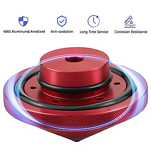 Mejiao Eliminator Trolling Boat Motor Prop Nut Compatible with GFEL-MK-BK-DP Minnkota 80/101/ 112-Red