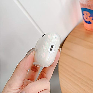 J.west 2019 Newest AirPods Case, Macaron Color Cute Sparkle Glitter Pretty Design Bling AirPods Soft TPU Protective Case Accessories Kit Compatiable with Apple AirPods 1st/2nd Charging Case Colorful
