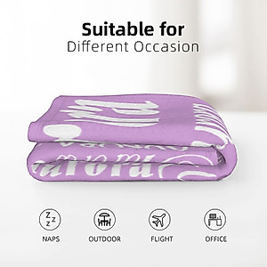Sweewind Personalized Blanket for Kids Personalized Baby Blankets for Boys and Girl Custom Blanket for Baby Girls Boys Personalized Baby Blanket with Name Customized Personalized Baby Gifts (Orchid)