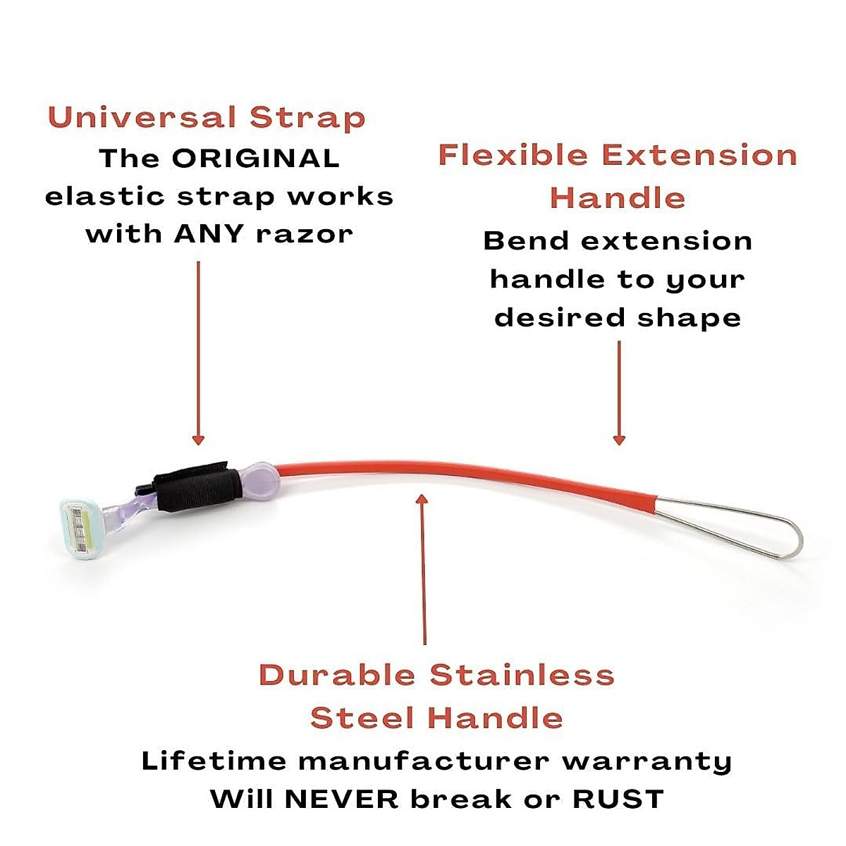 Woman's Razor Extension Shaver Handle Woman's Pregnant Shaver