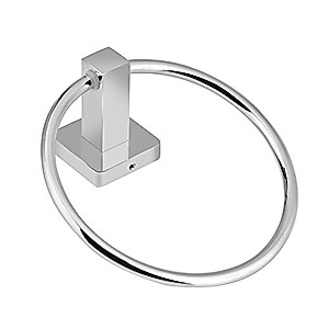 Asixx Towel Ring, Stainless Steel Towel Ring Bathroom Towel Ring Towel Holder Bathroom Accessories Wall Mounted