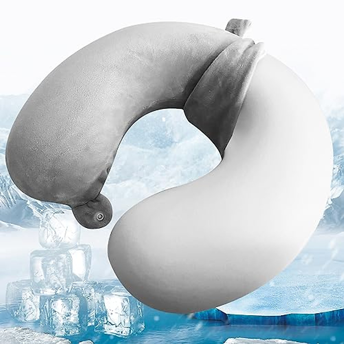 Neck Pillow Cover, Travel Neck Pillow Cover, Travel Neck Pillow Case Cover, Airplane Pillow Cover, U Shaped Neck Pillow Washable Cover (Only Pillow Covers, no Filler)