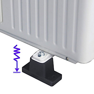 Air Conditioner Mounting Rubber Pads Bracket Use for outdoor units Mini split & HVAC & Central Air Conditioner Condensers | Machine Shock Absorber Bracket(Pack of 4)