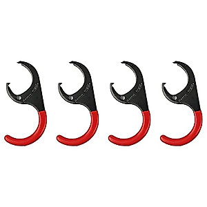 Angelhoo Self-Grasping Rafter Hooks, Steel Clothes Grasping Hangers, Special Design Self-gripping Hangers, Anti-Rust and Anti-Skid Hooks, Strong Storage Hooks for The Beam