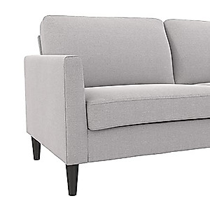 Mr. Kate Winston Sofa with Pocket Coils, Light Gray Linen