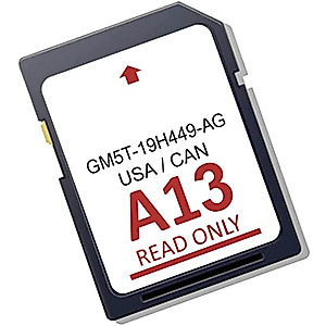 2022 Latest Version Navigation sd Card Fits Ford Lincoln USA Canada Newest GPS Map Card Updated A13 - GM5T-19H449-AG + Antifog Stickers