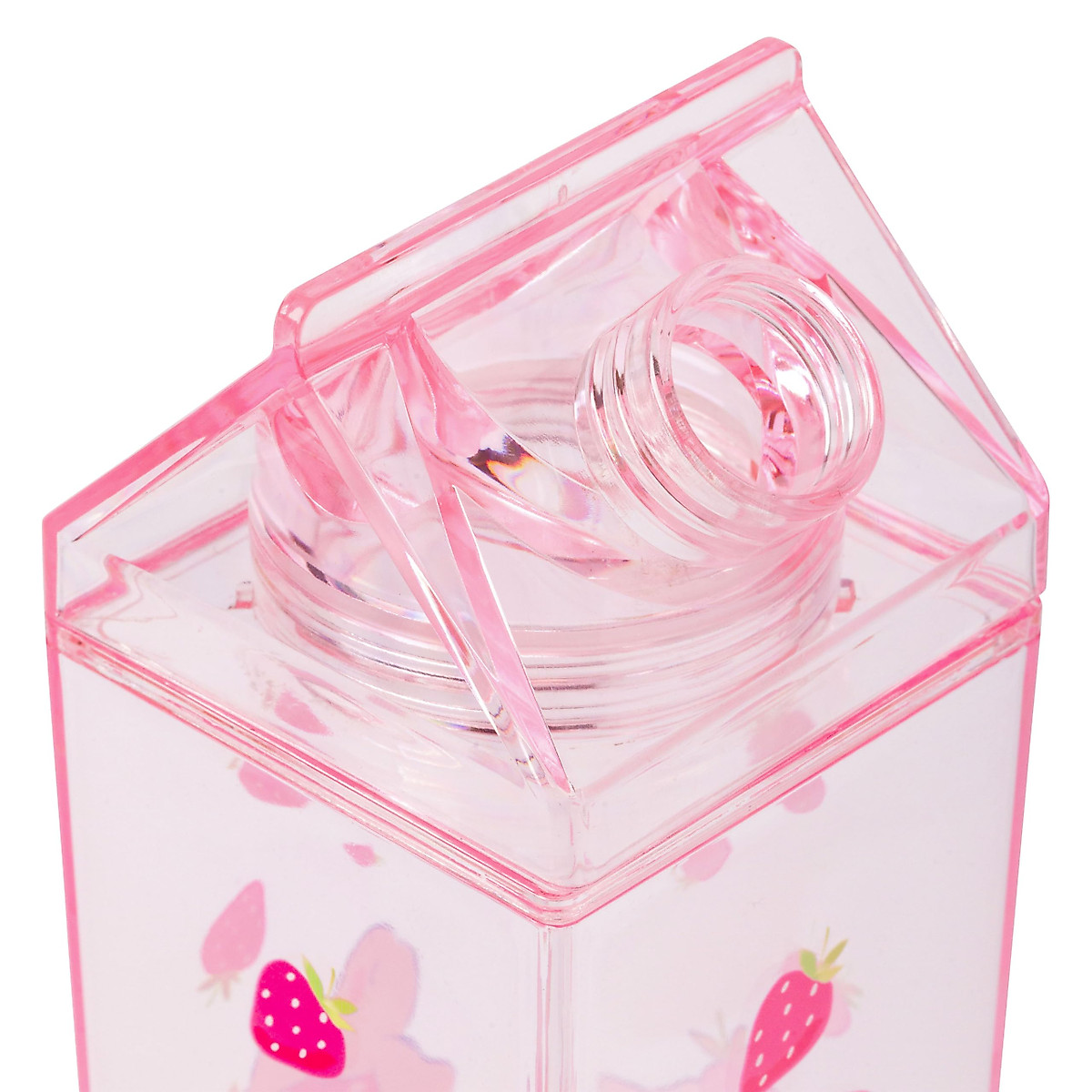 Silver Buffalo Sanrio Hello Kitty and Friends Plastic Milk Carton Bottle Featuring Cinnamoroll, 16.2 Ounces