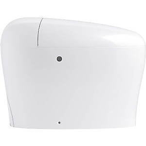 KOHLER 77780-0 Karing Smart Toilet with Auto Open & Close, One-Piece Elongated Intelligent Bidet Toilet with Heated Seat, 1.08 GPF, White