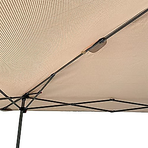 Garden Winds Replacement Canopy Top Cover for Compatible with The Coleman Light and Fast 10x10 Tent - Riplock 350