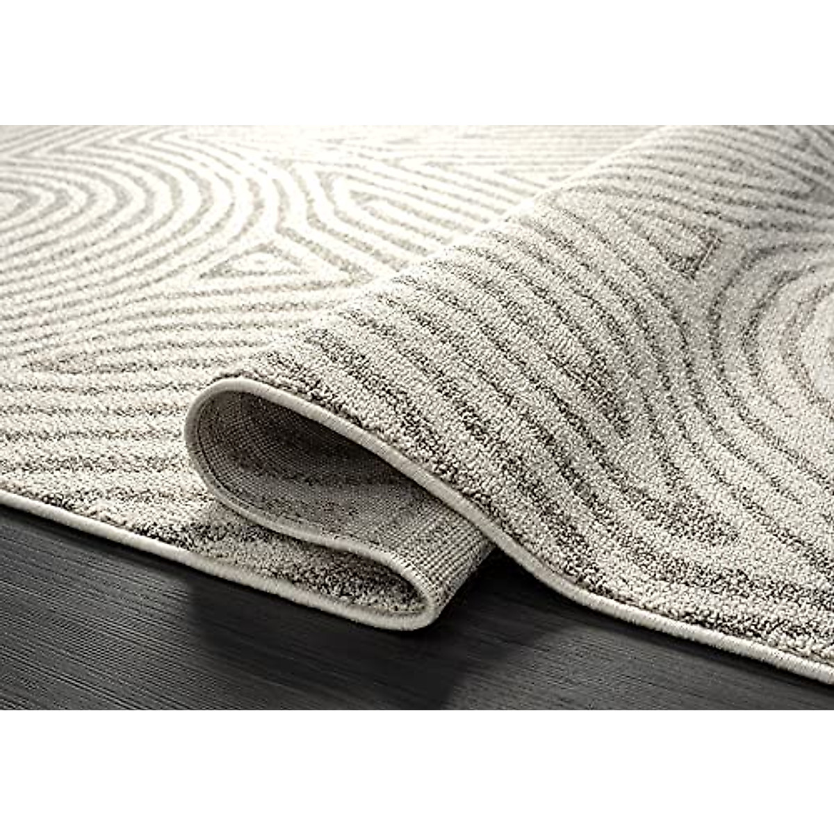 Abani Large Area Rug - Farmhouse Rugs, Stain and Shedding Resistant Large Area Rugs for Living Room, Brown Beige African Pattern ​Dining Room Rug, Rectangle Large Rugs 7'9" x 10'2"