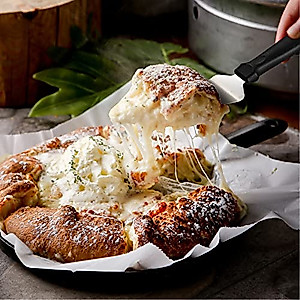 20 Pieces Pizza Spatula Pie Server Stainless Steel Cake Serving Spatula Non Slip Easy to Grip Baking Triangular Spade Plastic Handle Shovel for Desserts Pizza Pie Cake Biscuit