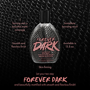 Millennium Tanning Forever Dark, Black Mattifying Instant Bronzer, Tanning Lotion, 13.5 Ounces