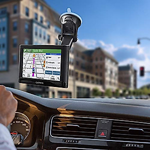 GPS Suction Cup Mount for Garmin [Quick Extension Arm], Replacement GPS Dash Ball Mount Dashboard Windshield Car Holder for Garmin Nuvi Dezl Drive Drivesmart Zumo Driveassist DriveLuxe StreetPilot RV