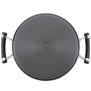 Circulon Acclaim Hard Anodized Nonstick Casserole Dish/ Casserole Pan / Dutch Oven with Lid - 5 Quart, Black