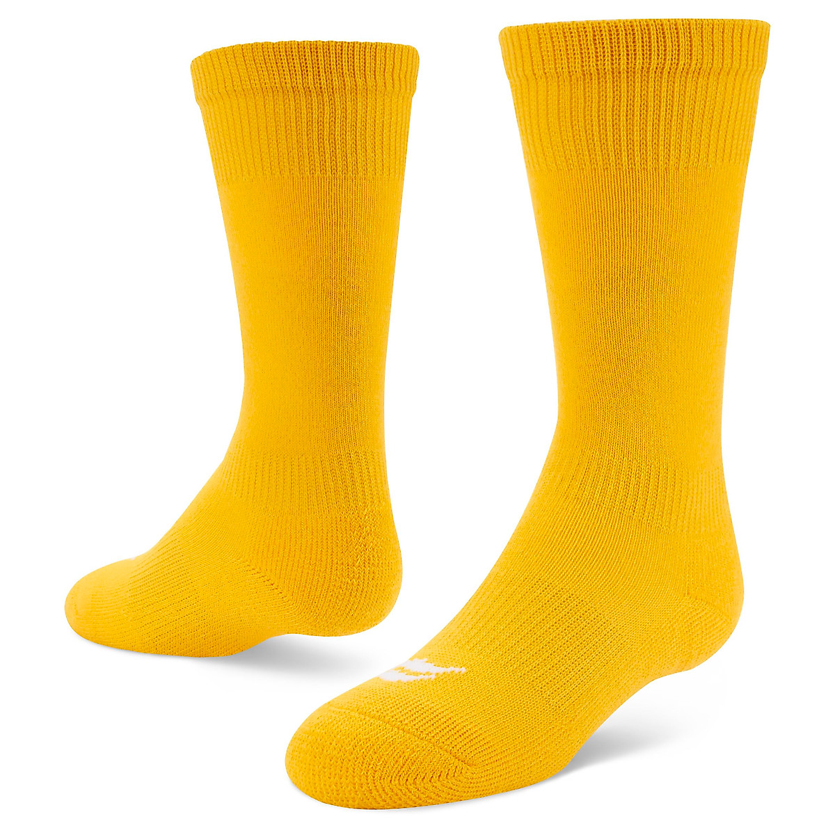 Sof Sole Baseball/Softball Over-the-Calf Team Athletic Performance Socks (2 Pair), X-Small, Gold