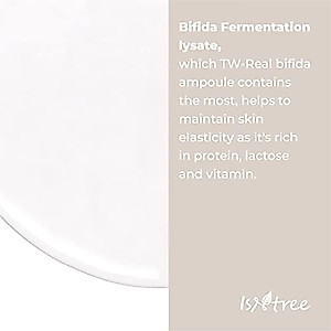 Isntree TW-Real BIFIDA Korean Face Collagen Ampoule 1.69 fl. oz. for Aging, Dry Skin Type - Reduce Fine Lines, Dull Spots, –, Hydrating, Moisturizing Ample Serum