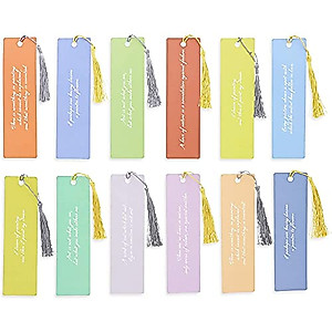 Tassel Bookmarks, Impressionist Art (7 x 2 in, 24 Pack)