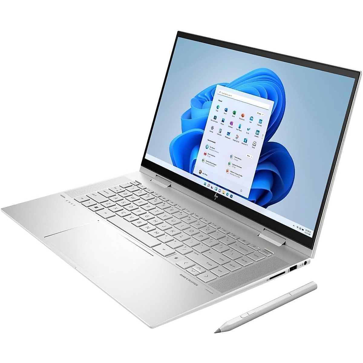 HP Envy x360 15.6" FHD Touchscreen 2-in-1 Laptop - 12th Gen Intel Core i7-1260P 12-Core up to 4.7 GHz, 32GB RAM, 4TB NVMe SSD, Intel Iris Xe Graphics, Audio by Bang & Olufsen, Pen, Windows 11 Pro