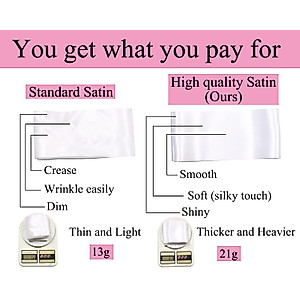 4 Pack White Blank Sashes,Plain Satin Sash for Pageants,Senior Sash,Custom Sash,DIY Personalized Sash for Prom,Birthday Party Decorations.