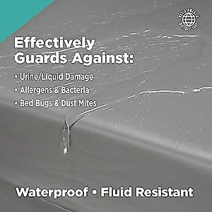 NAMC Advanced Care Therapeutic Fluid Resistant Gel Memory Foam Mattress - 80" X 35" X 8"