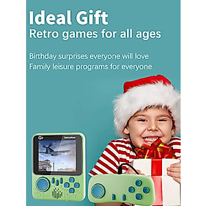 Fadist Handheld Game Console, Retro Game Console with 666 Classic Games, 3.5'' Color Display,Rechargeable Battery, Support for 2 Players & TV, Ideal Gift for Kids, Friend, Lover