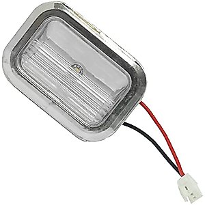 Upgraded W11683242 W11462342 LED Light Module - Compatible Whirlpool KitchenAid Refrigerator - Replaces AP6989197 W10908166 - Features a Chrome Bezel and White Terminal Block - Easy Home Improvement