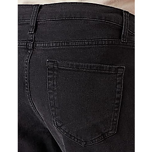 Amazon Essentials Men's Straight-Fit Stretch Jean, Washed Black, 54W x 30L